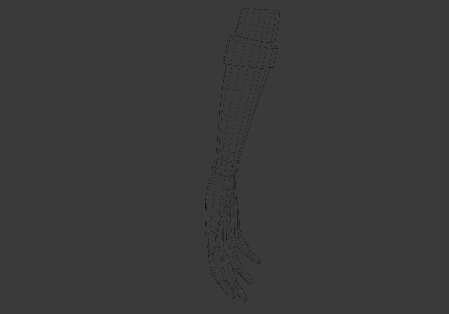 3D Arm With Metal Glove Model - TurboSquid 1887072