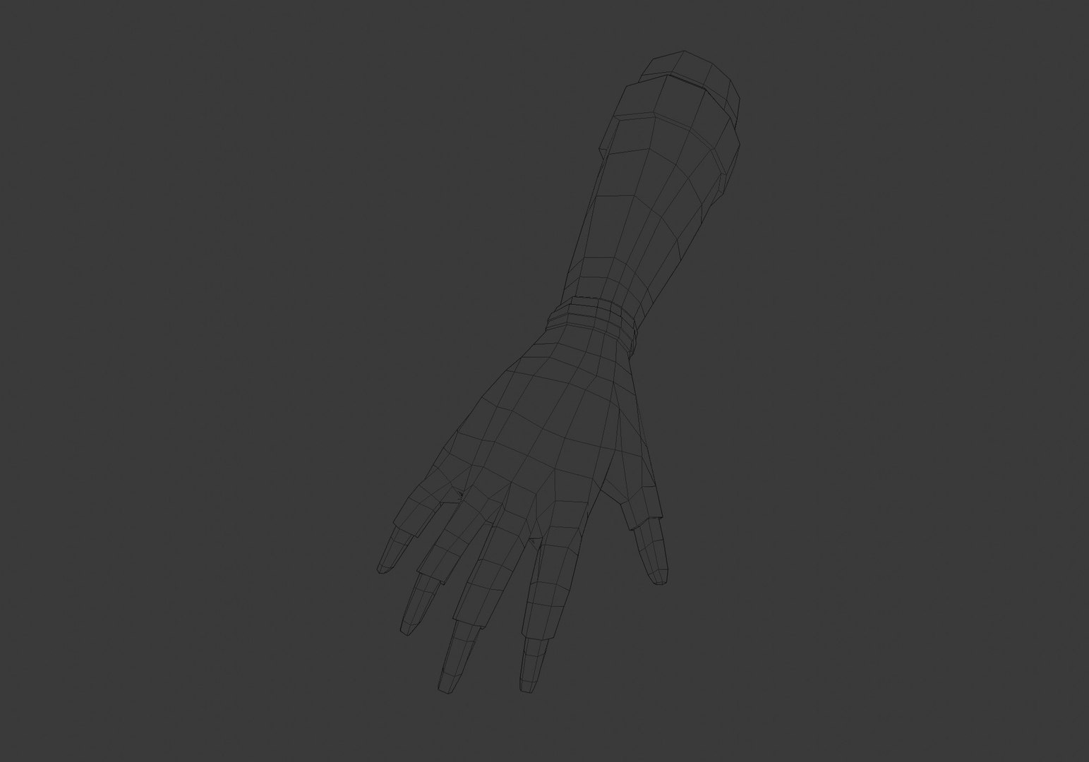 3D Arm With Metal Glove Model - TurboSquid 1887072