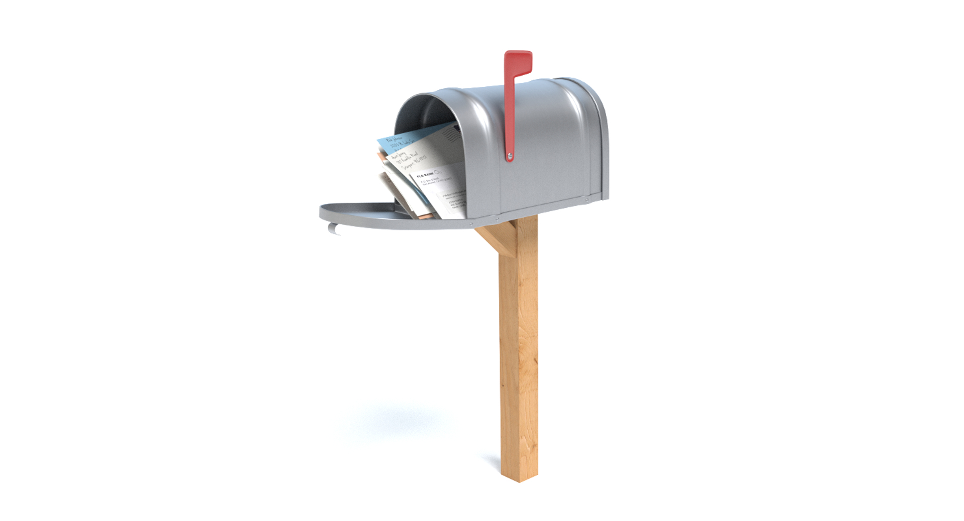maya opened mailbox