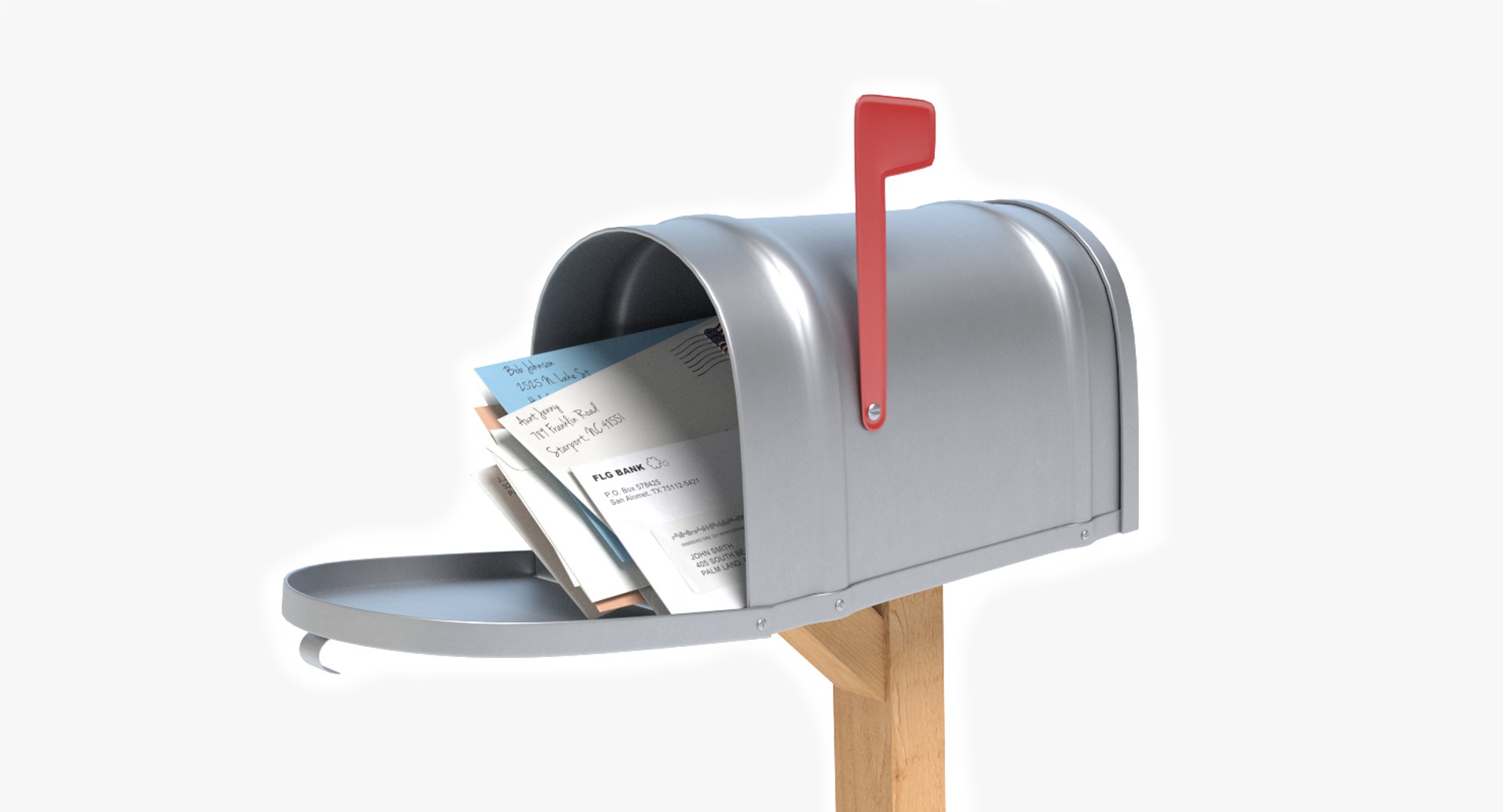 maya opened mailbox