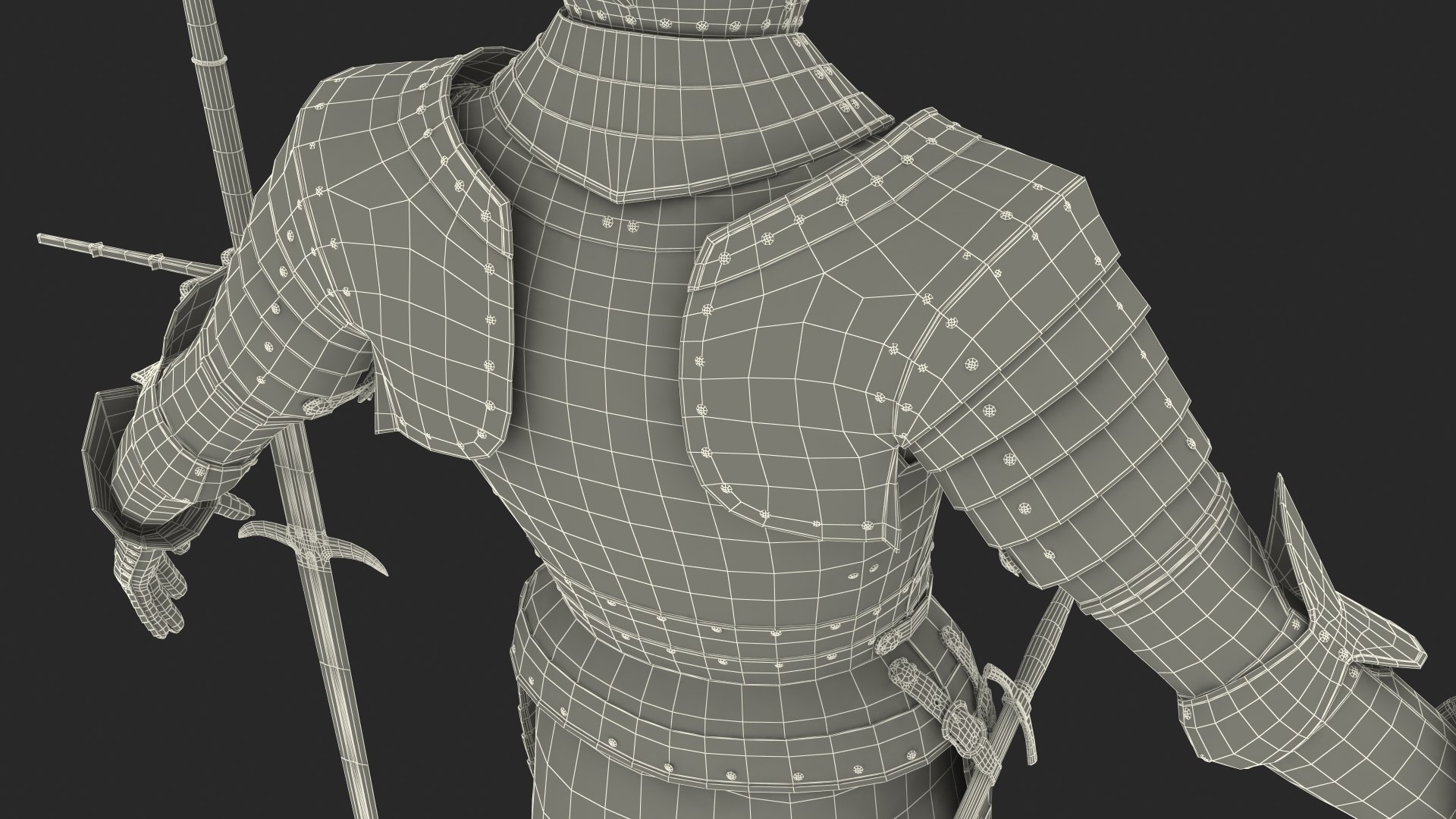 3D polished medieval knight plate armor - TurboSquid 1528514