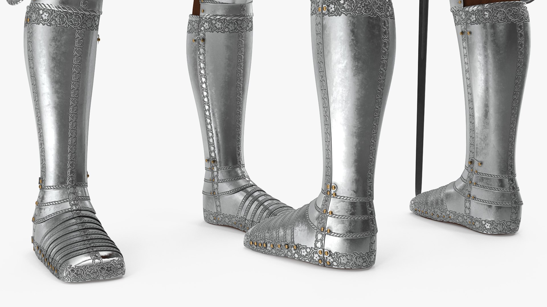 3D polished medieval knight plate armor - TurboSquid 1528514