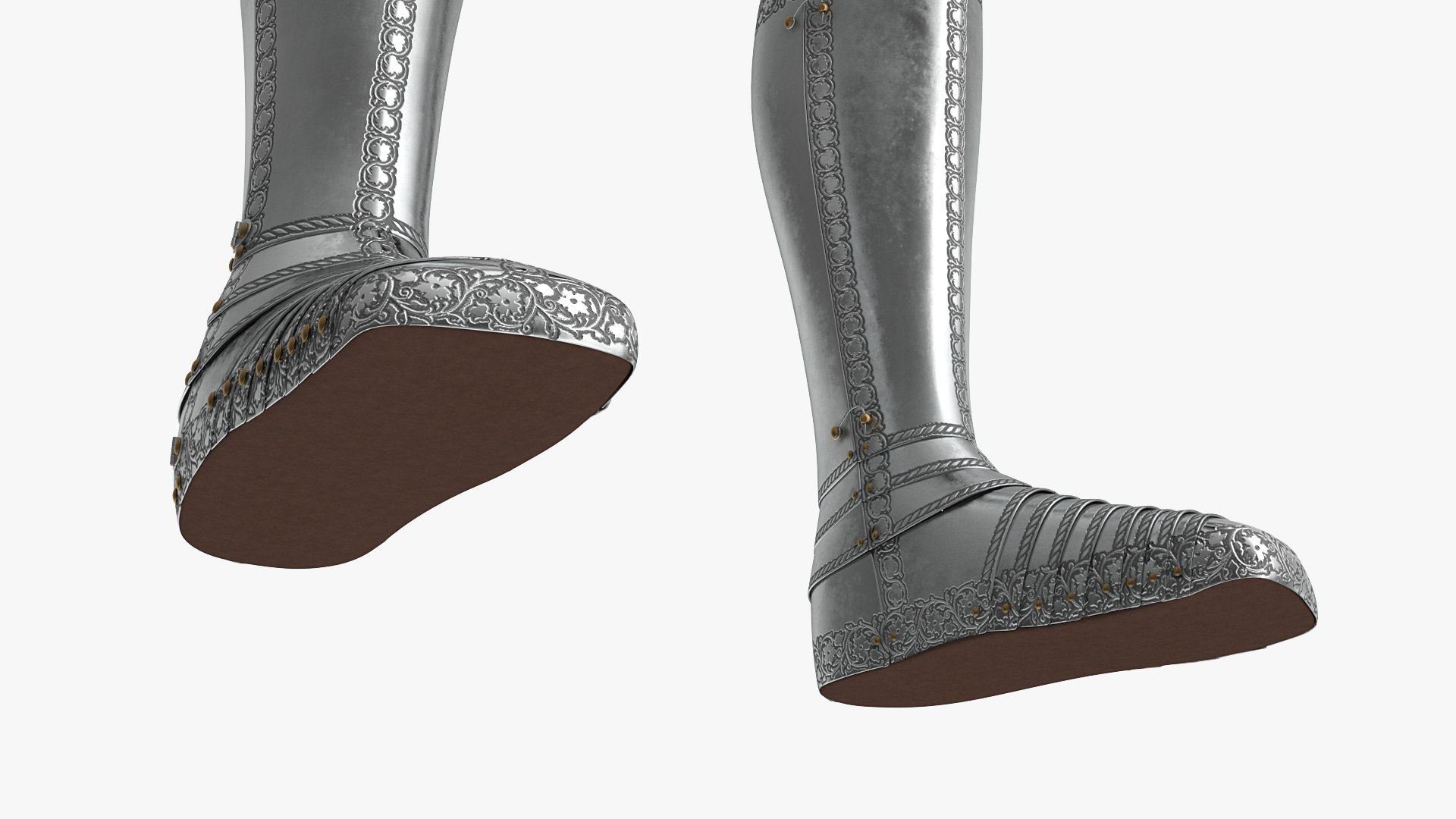 3D polished medieval knight plate armor - TurboSquid 1528514