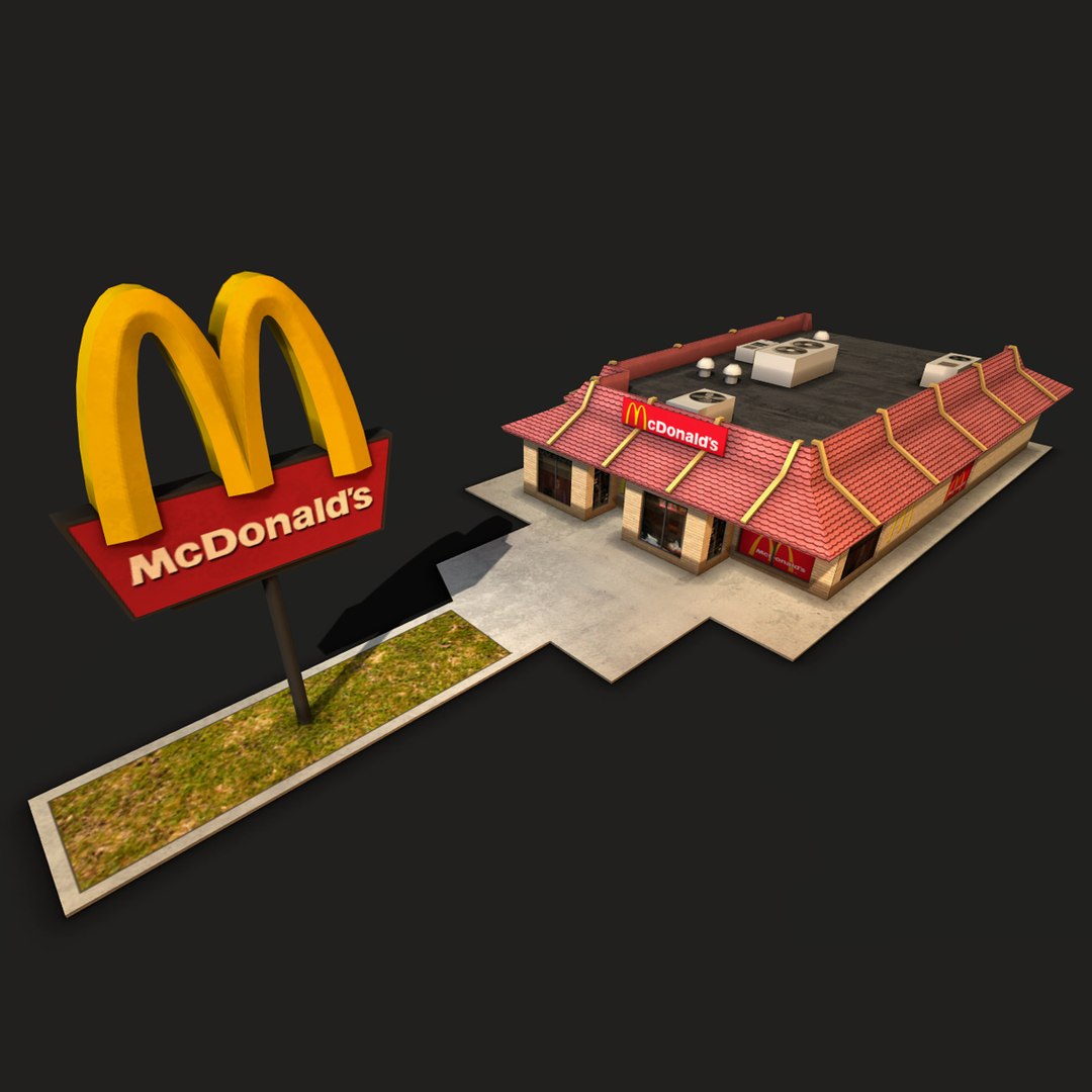 3d Pack Fastfood Restaurants