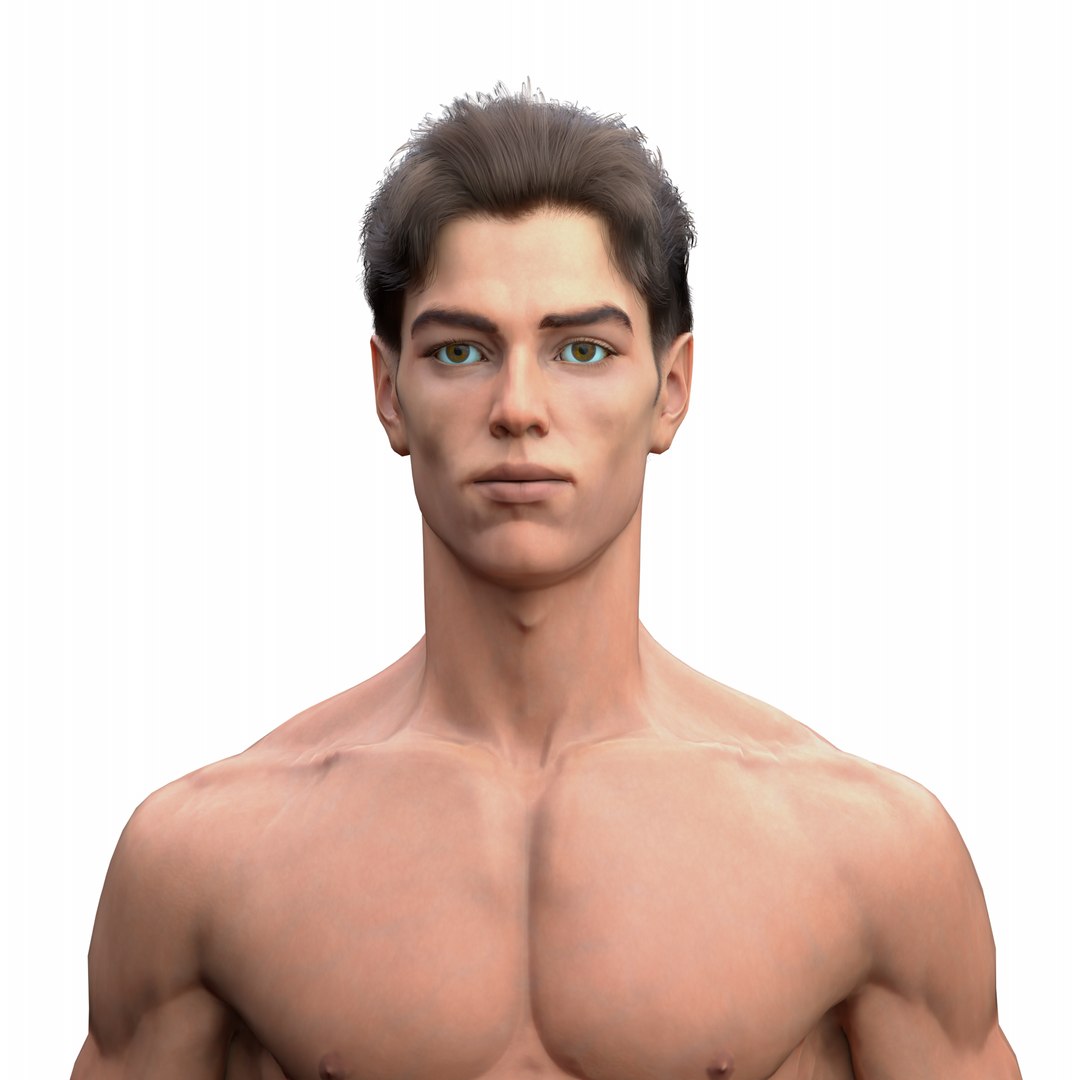 3D Slavic Man Realistic Low Poly - TurboSquid 2364970