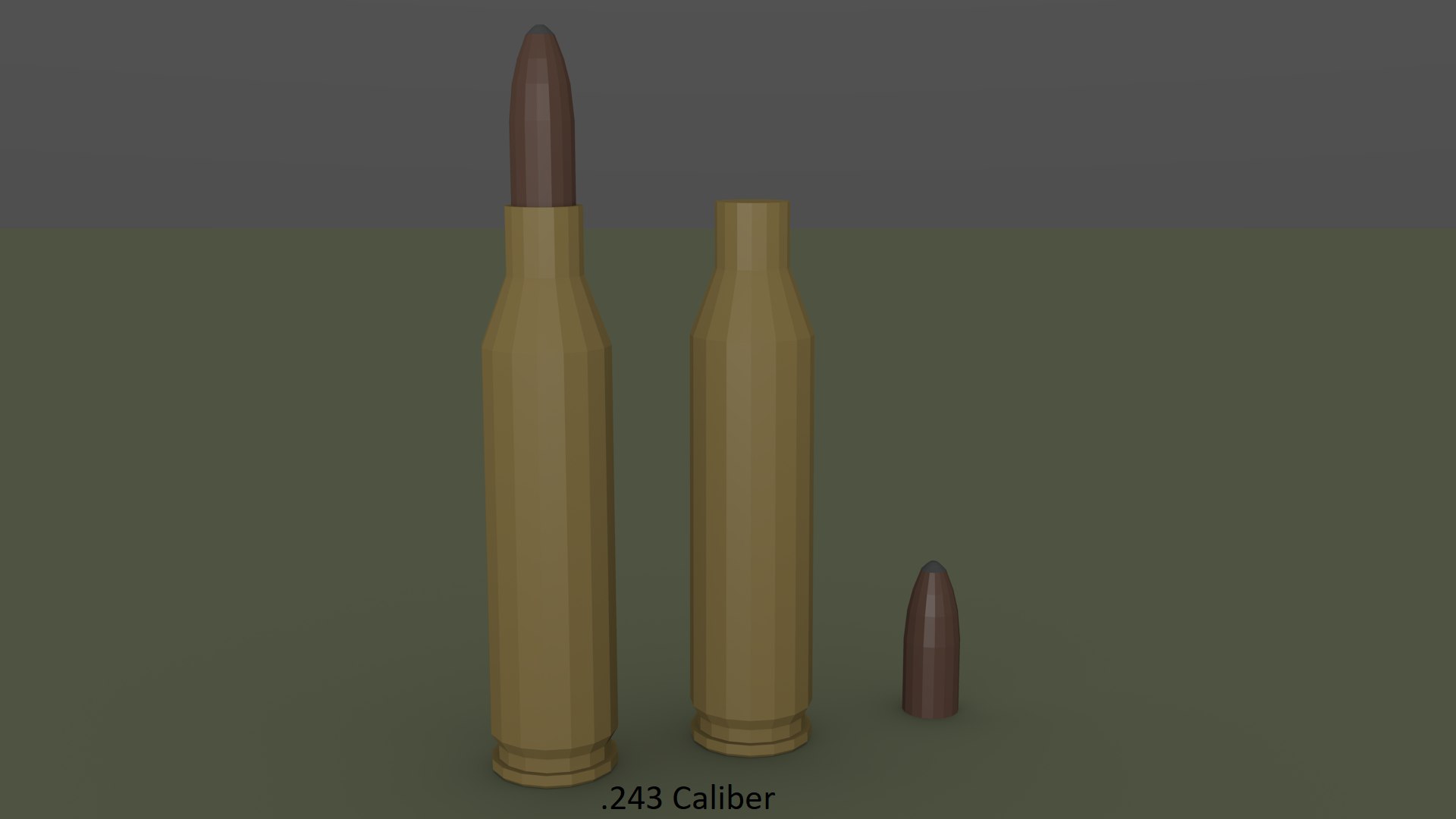 Low-poly Ammo 3D Model - TurboSquid 1178784