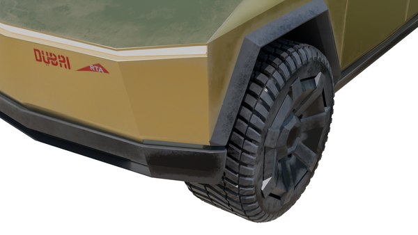 modelo 3d Taxi CyberTruck Dubái - TurboSquid 2263889