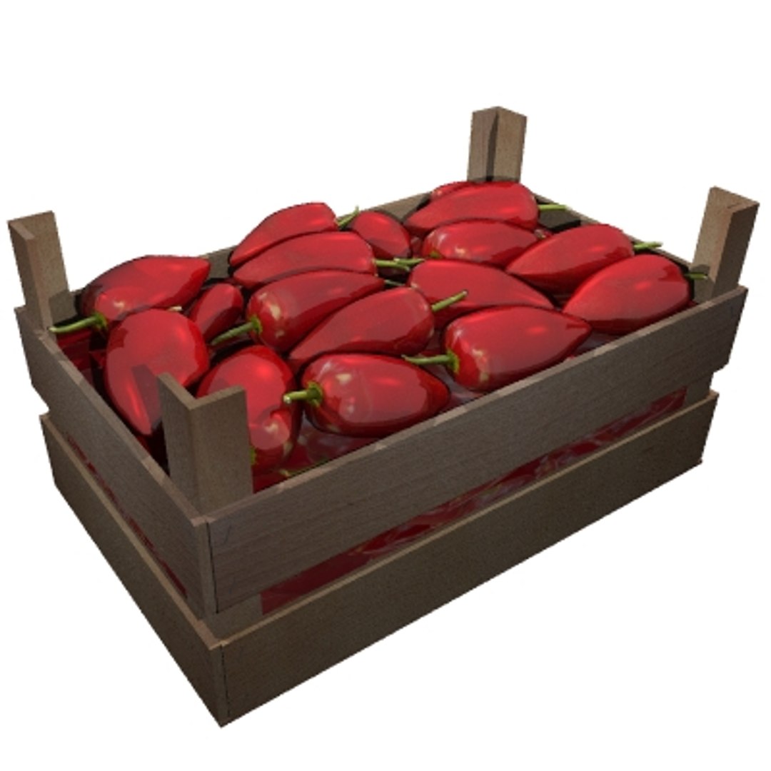 Paprika Food 3d Model