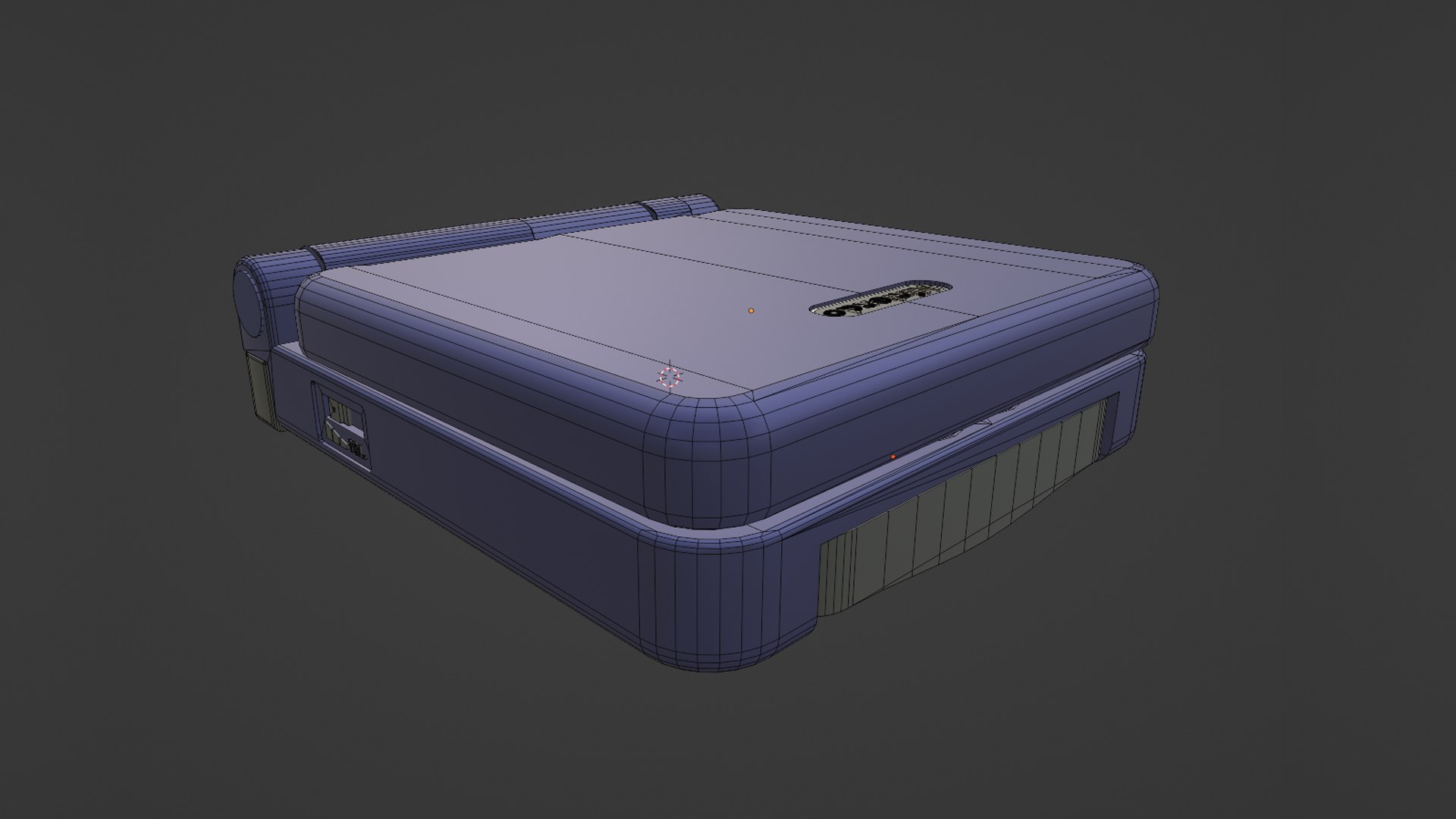 Blue Nintendo Game Boy Advance SP 3D Model - TurboSquid 2017488