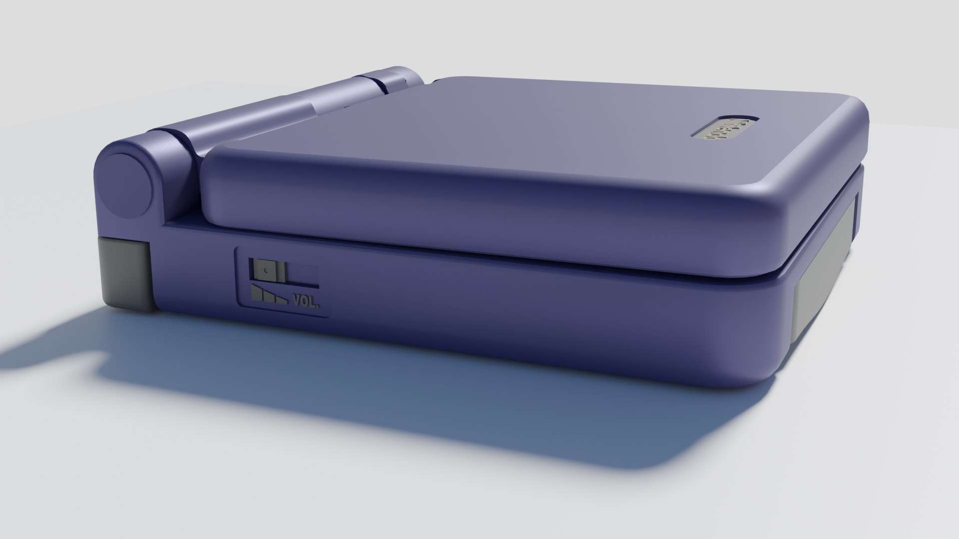 Blue Nintendo Game Boy Advance SP 3D Model - TurboSquid 2017488