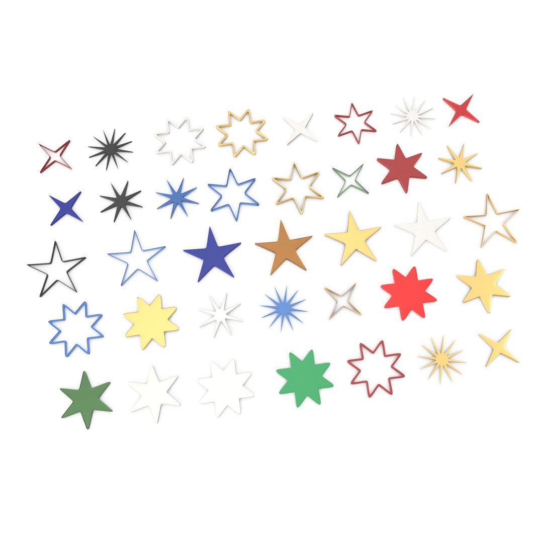 Stars 3D Model - TurboSquid 2224970