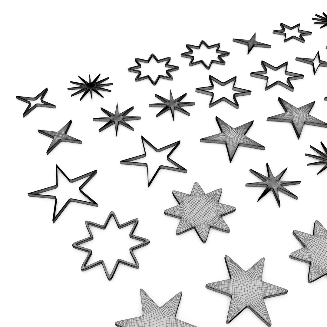 Stars 3D Model - TurboSquid 2224970