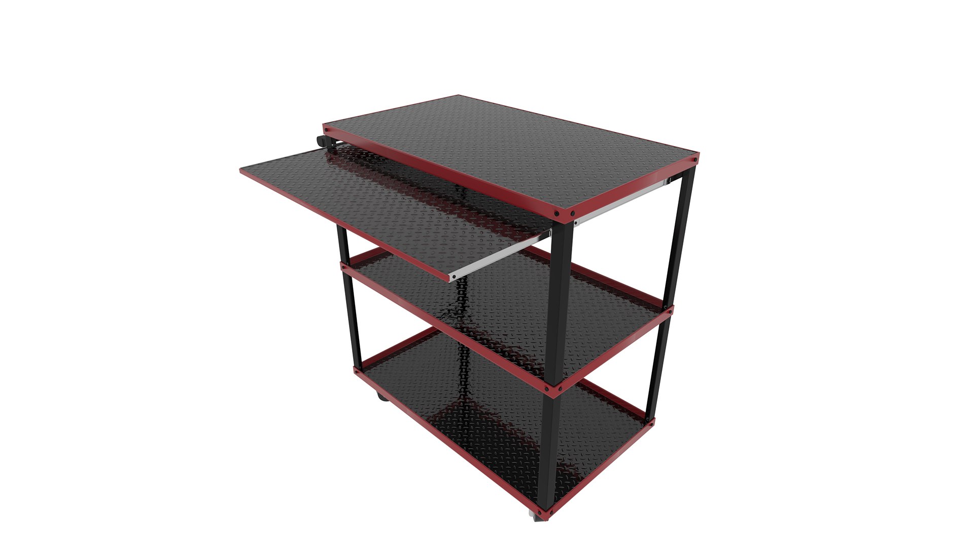 Workshop Service Trolley Open Shelving 3D model - TurboSquid 1791182
