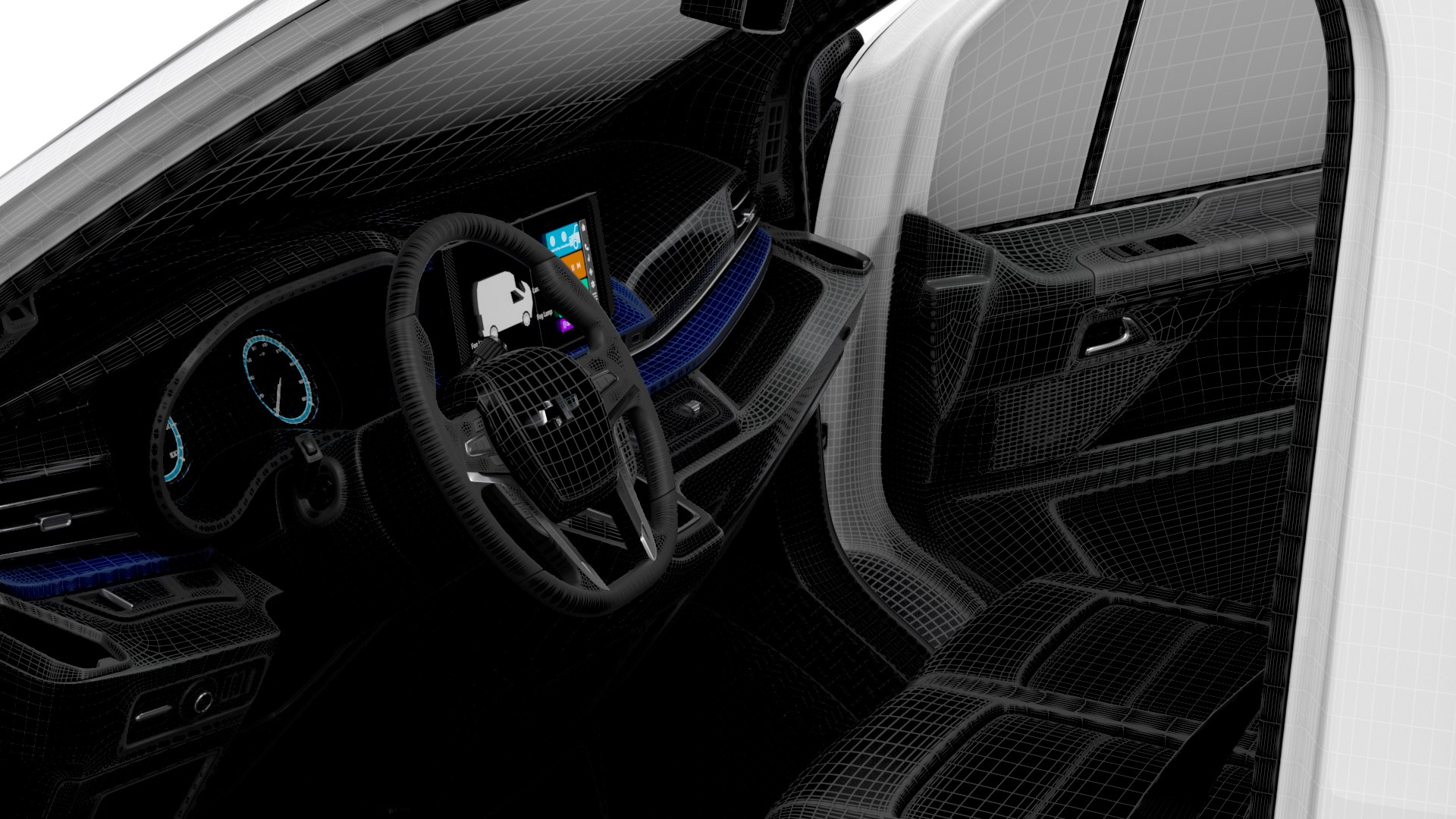 3D Chevrolet Express Max L1H1 HQ Interior 2025 - TurboSquid 2294231