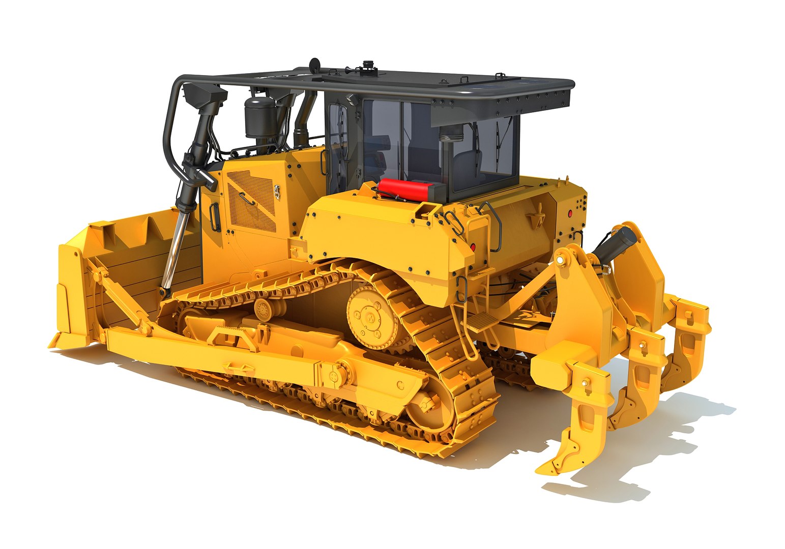 Tracked Dozer 3D - TurboSquid 1896551