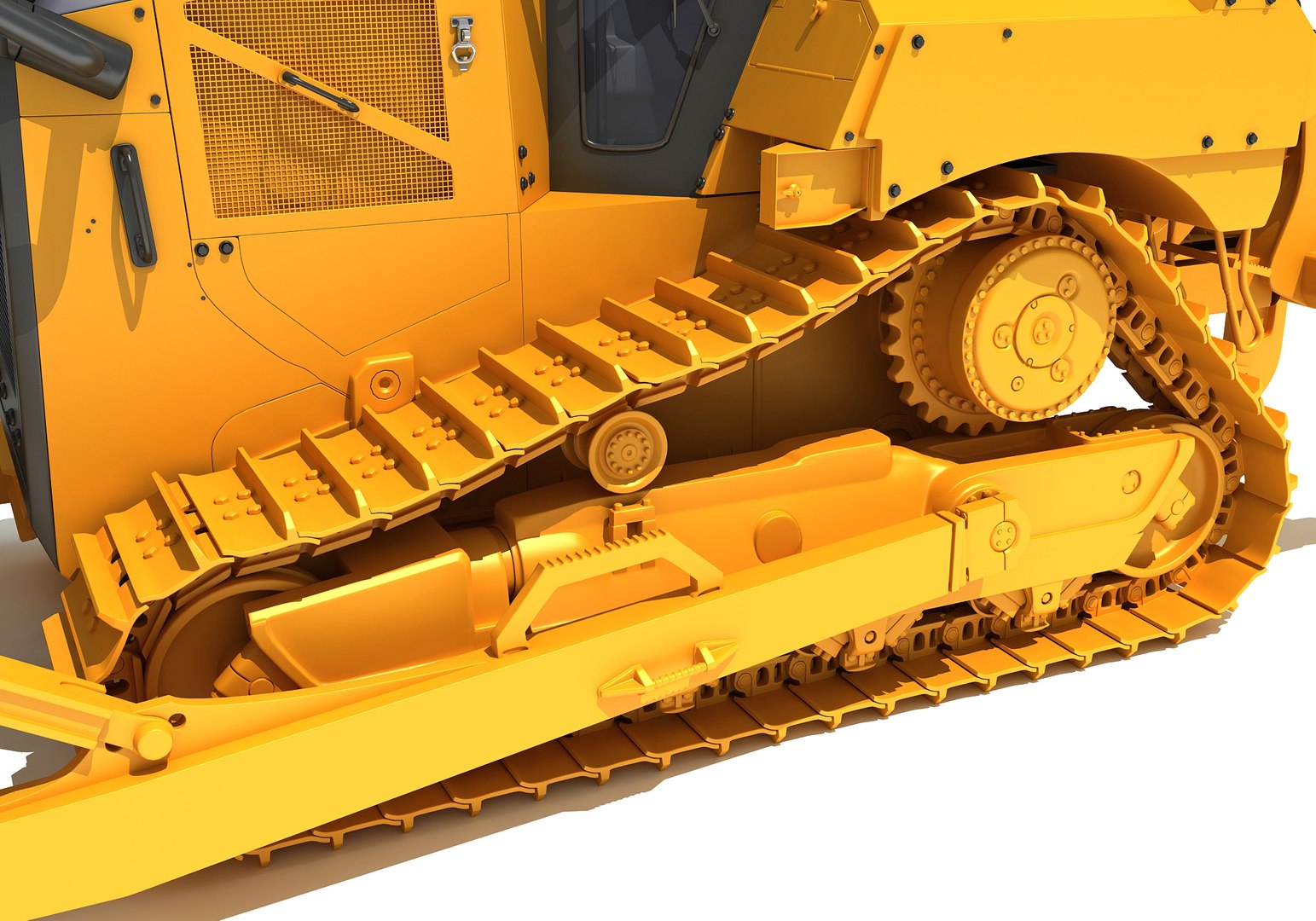 Tracked Dozer 3D - TurboSquid 1896551