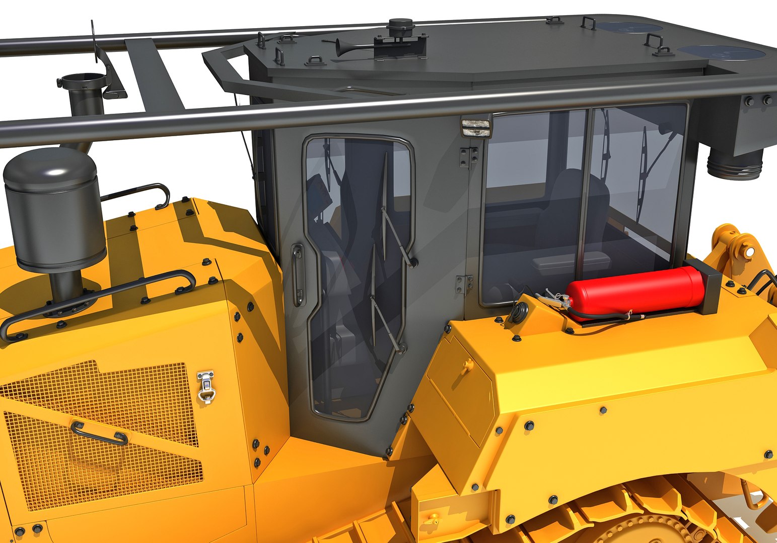 Tracked Dozer 3D - TurboSquid 1896551