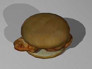 3D Chicken Sandwich Models - Browse & Download Formats - TurboSquid