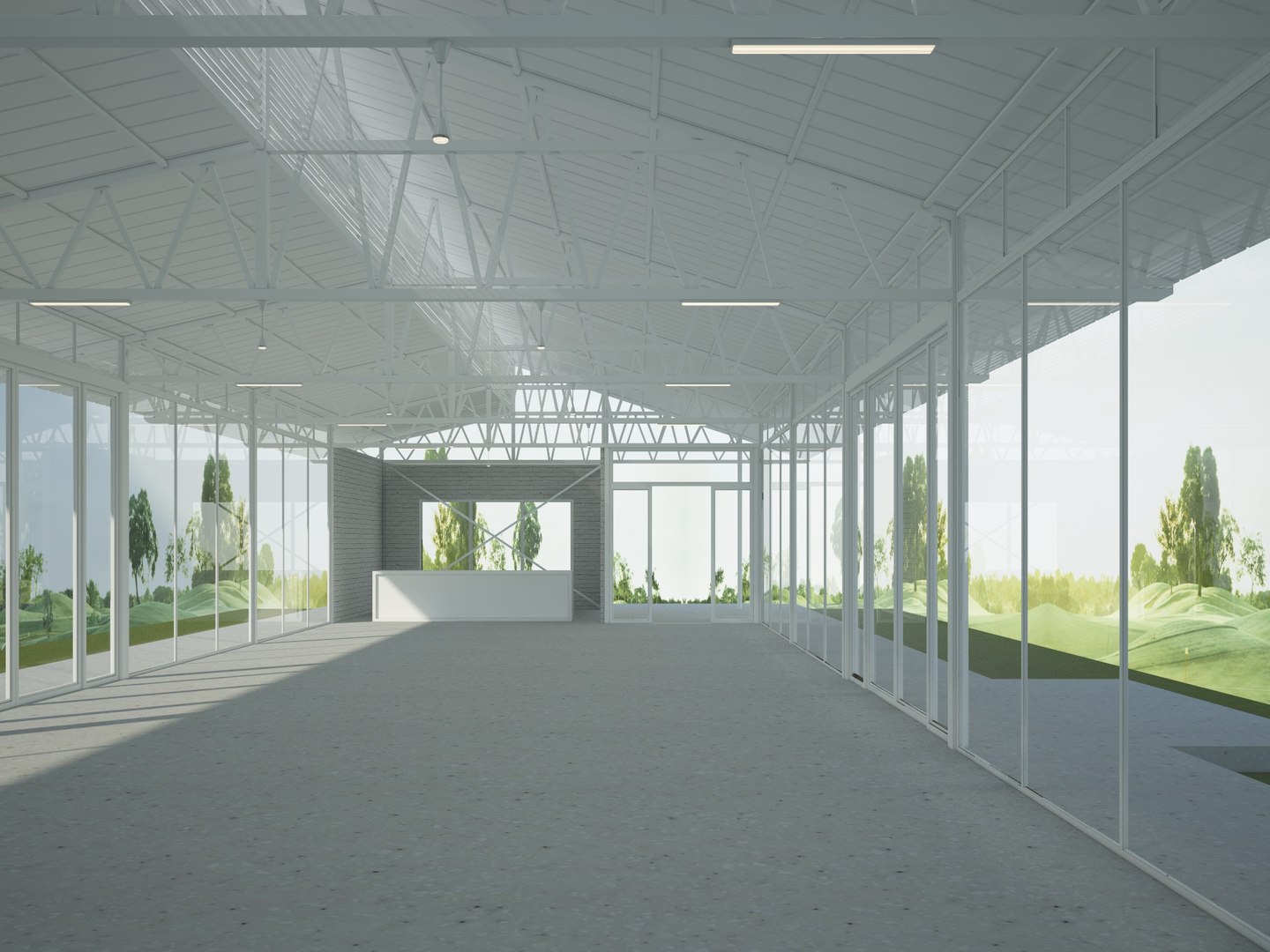 3D Modern Event Hall - TurboSquid 2176348