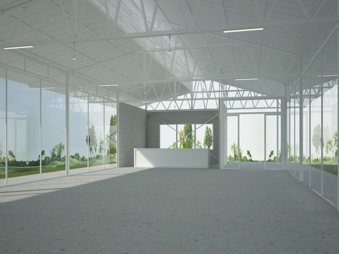 3D Modern Event Hall - TurboSquid 2176348