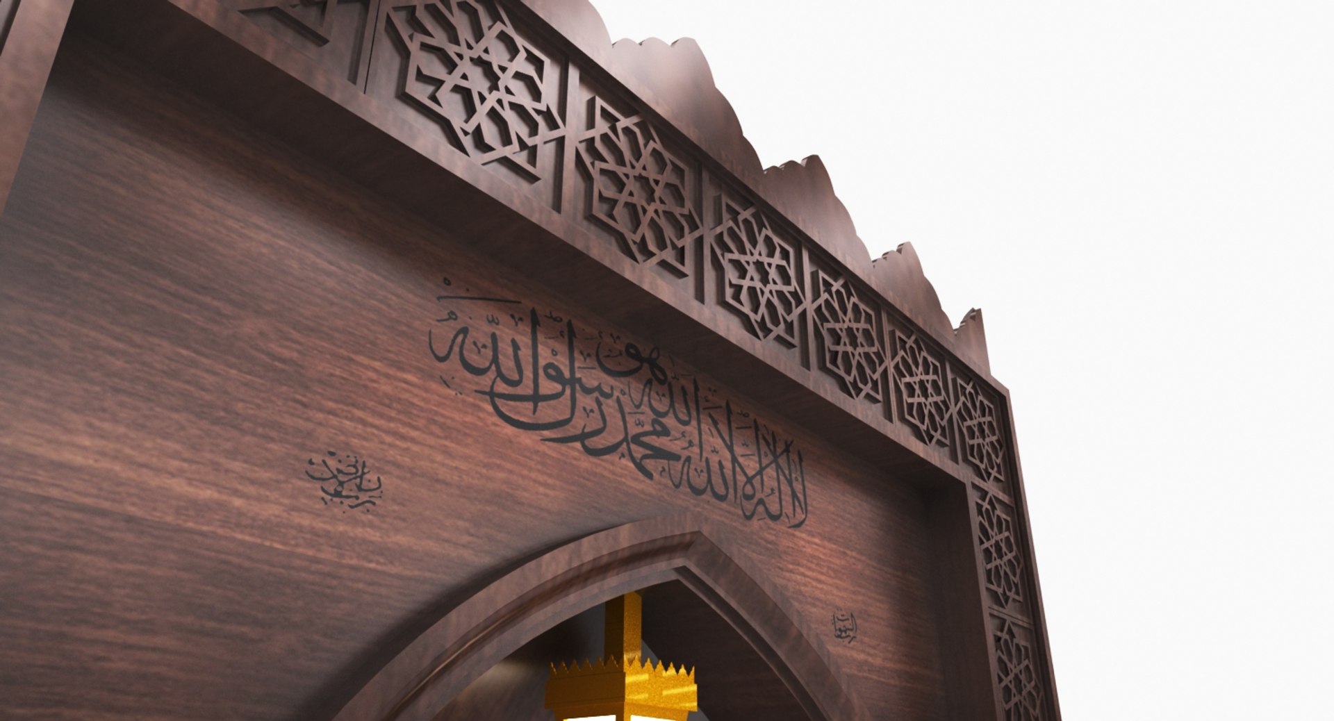 Mosque Altar 3D Model - TurboSquid 1411840