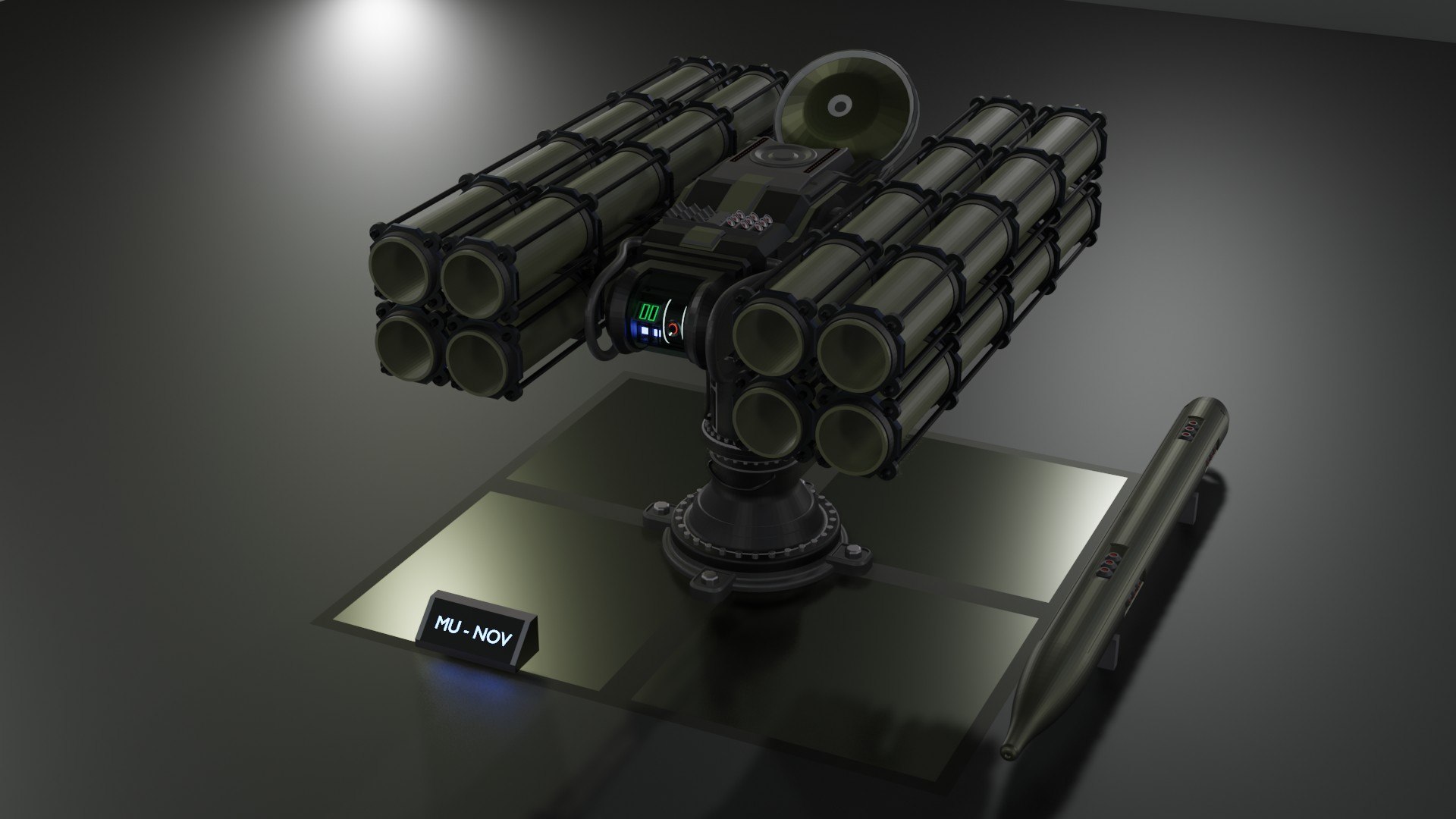 3D Rocket Launcher - TurboSquid 1873778