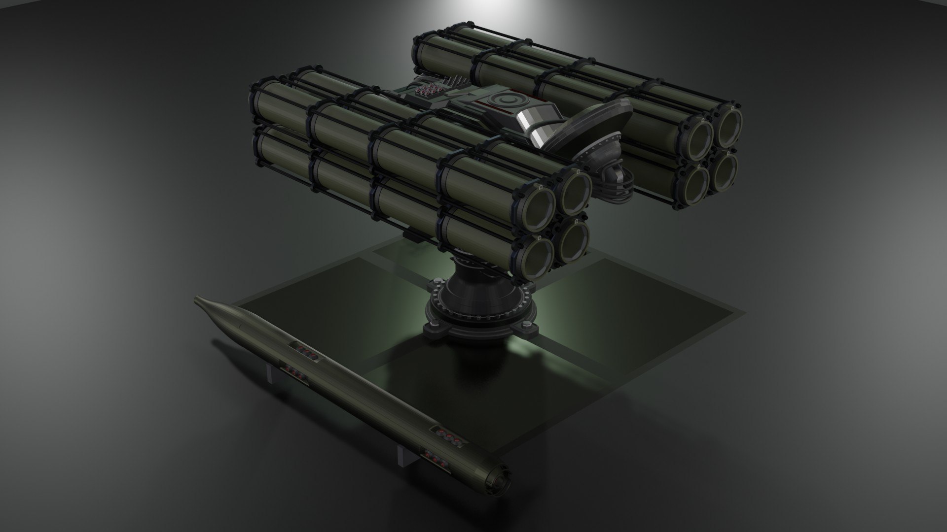 3D Rocket Launcher - TurboSquid 1873778