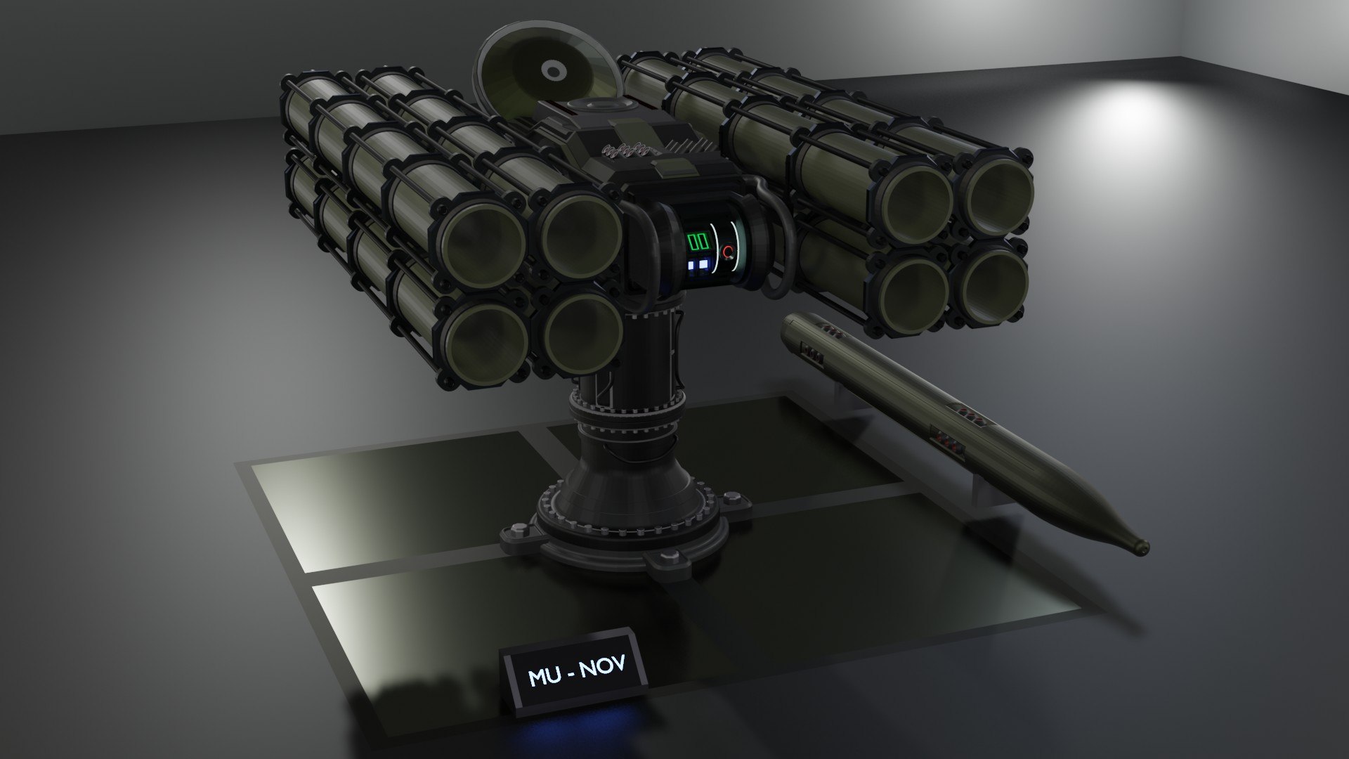 3D Rocket Launcher - TurboSquid 1873778