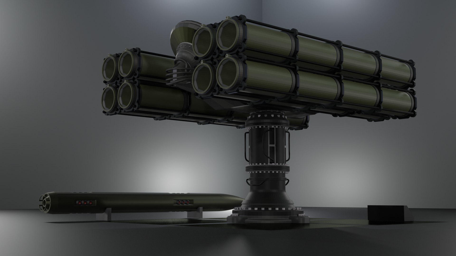3D Rocket Launcher - TurboSquid 1873778