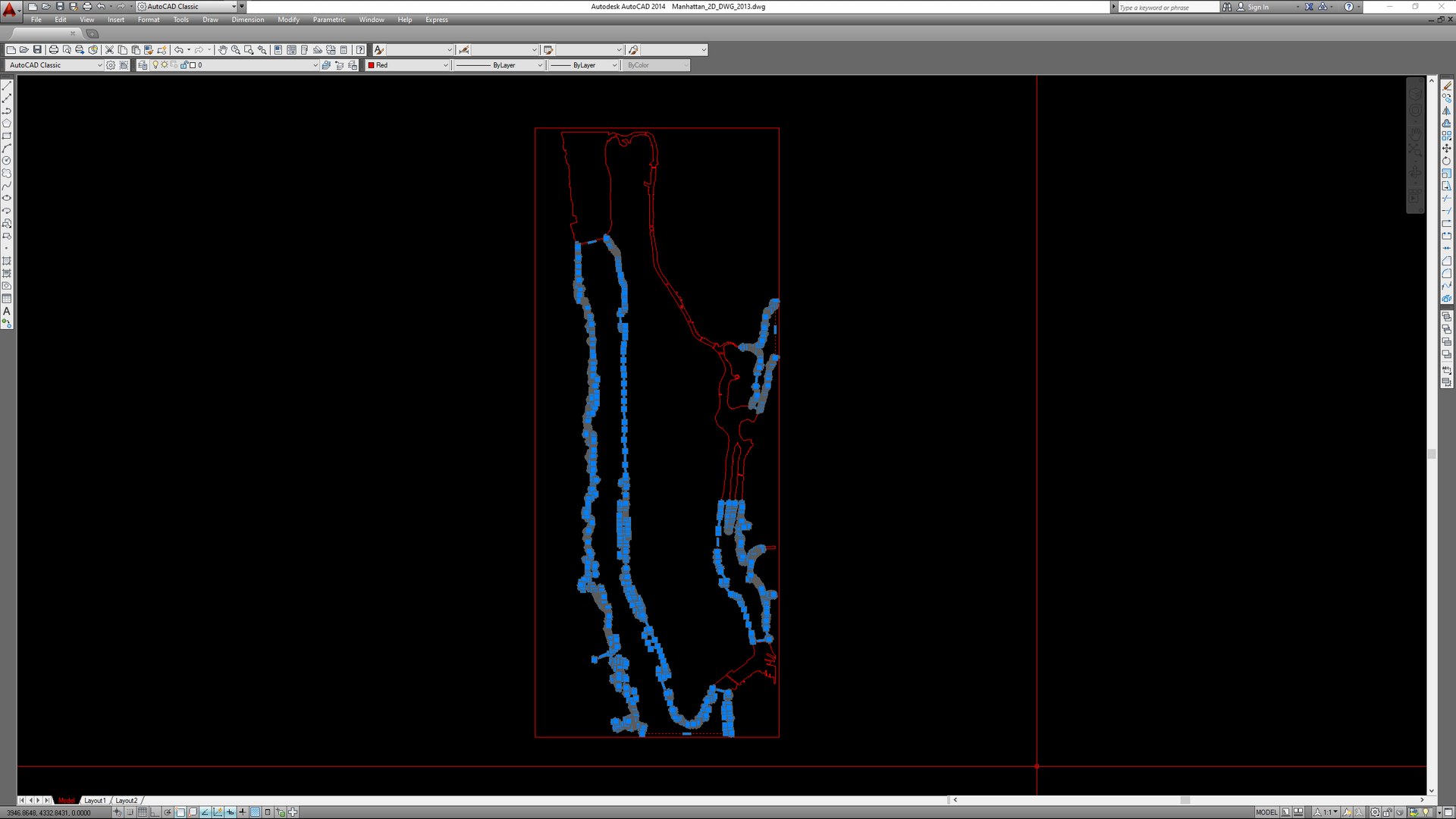 Manhattan Map 2D To 3D With CNC Cutting Model - TurboSquid 1835281