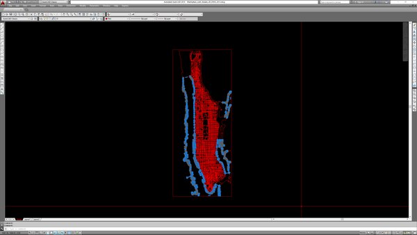 Manhattan Map 2D to 3D with CNC Cutting model - TurboSquid 1835281
