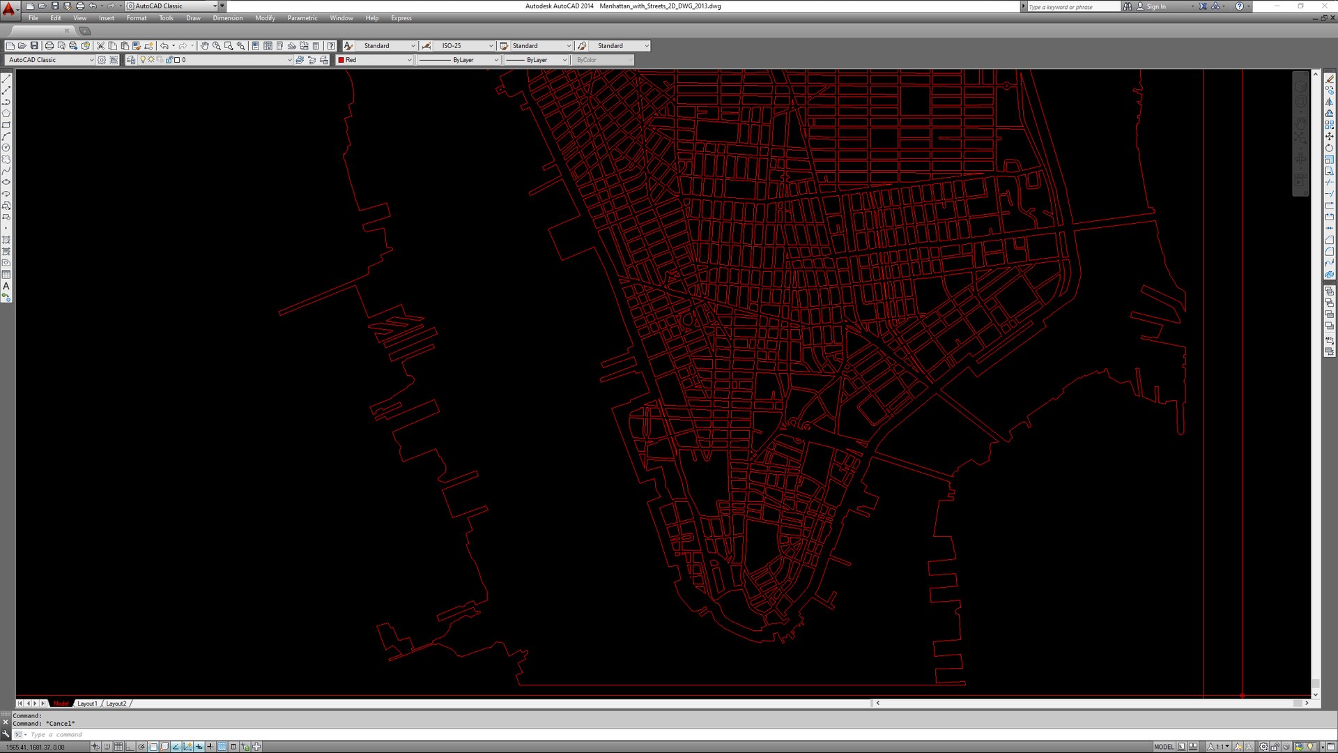 Manhattan Map 2D To 3D With CNC Cutting Model - TurboSquid 1835281