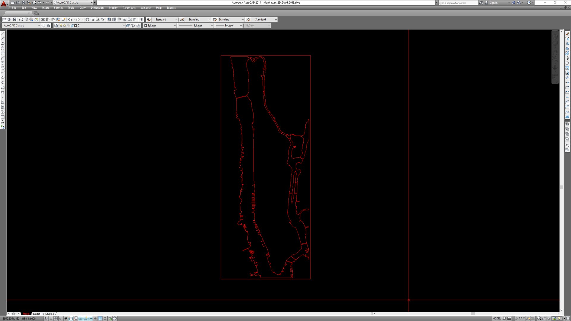 Manhattan Map 2D To 3D With CNC Cutting Model - TurboSquid 1835281