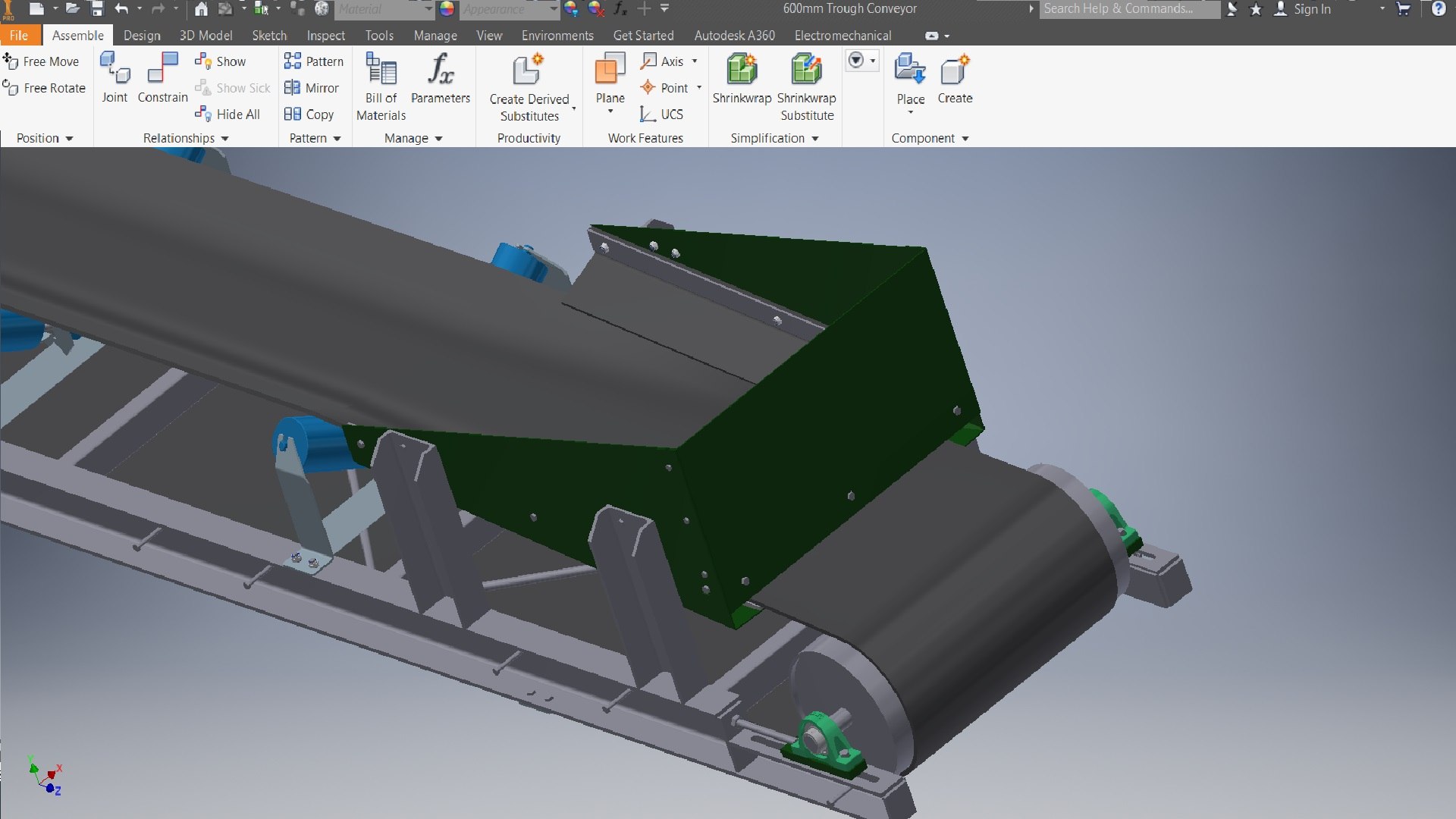 Trough Conveyor 3D Model 3D Model - TurboSquid 2369469