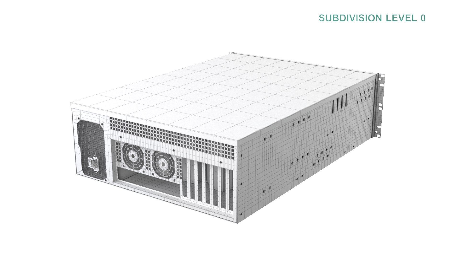 3D Server Case - TurboSquid 1766775