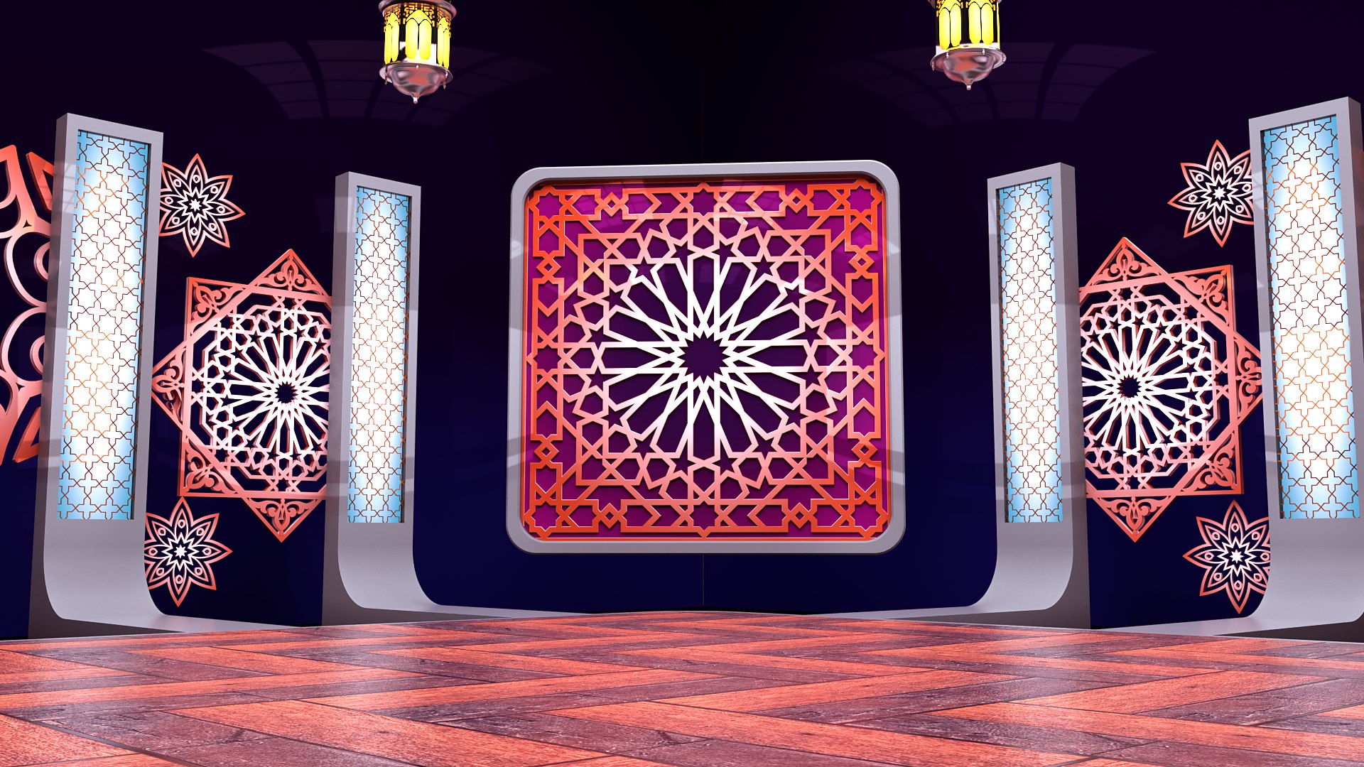 Virtual Islamic Set 3D Model - TurboSquid 1751484