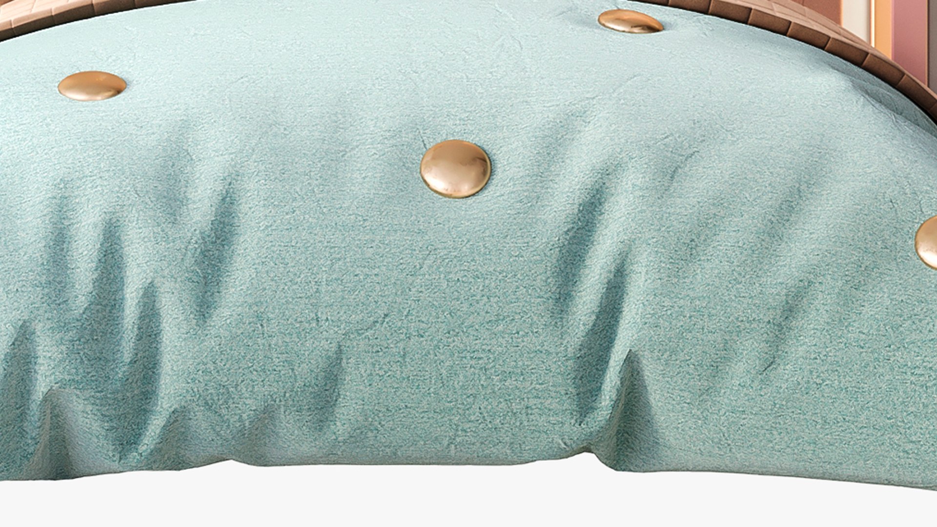 Baby Cot With Pillows And Shelves For Toys And Decor 3D Model ...