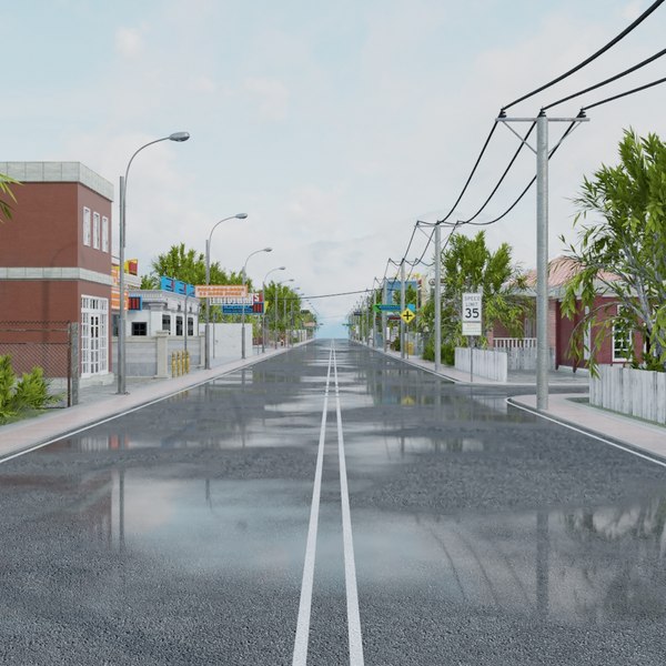 Free Blender Town Models | TurboSquid