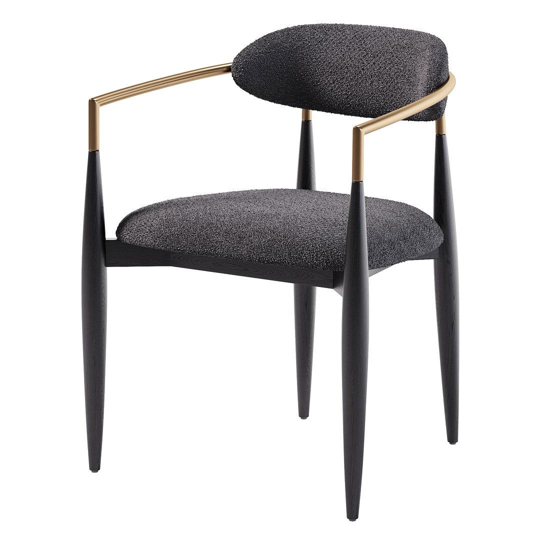 3D Jagger Dining Arm Chair Model - TurboSquid 2326531