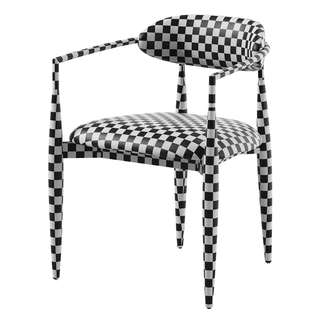 3D Jagger Dining Arm Chair Model - TurboSquid 2326531