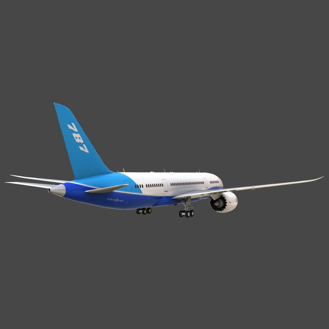 boeing 787-8 dreamliner 3d model