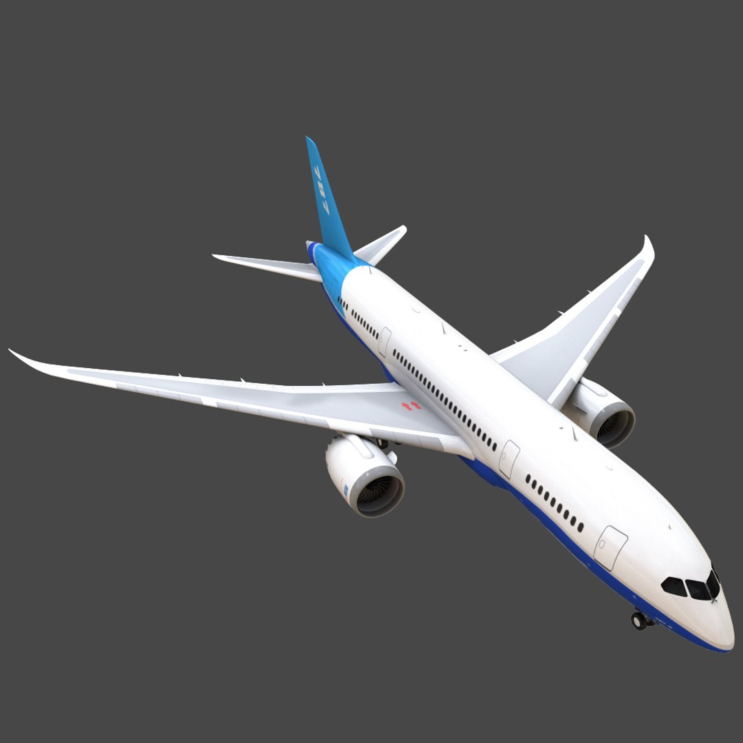 boeing 787-8 dreamliner 3d model
