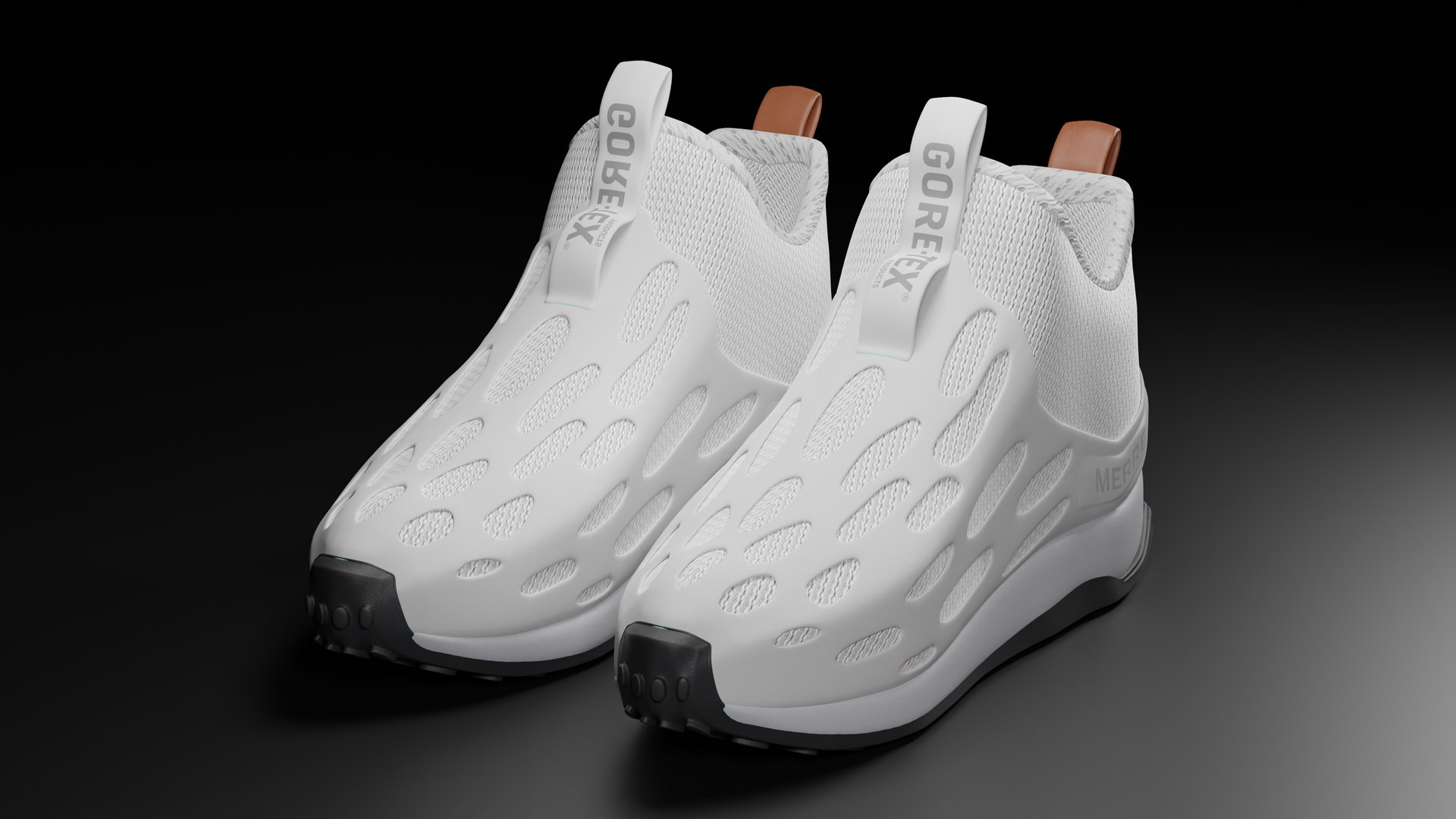 Shoes - Merrell - Hydro Runner Mid GORE-TEX Model - TurboSquid 2145226