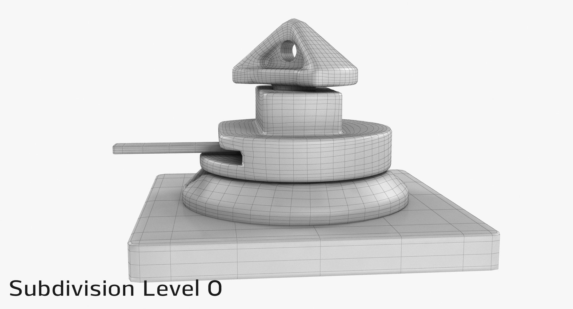 3D container deck lock model - TurboSquid 1322472