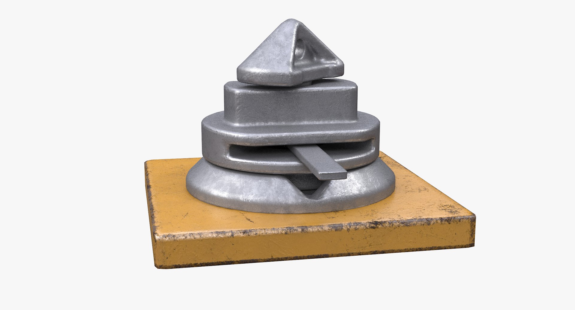 3D container deck lock model - TurboSquid 1322472