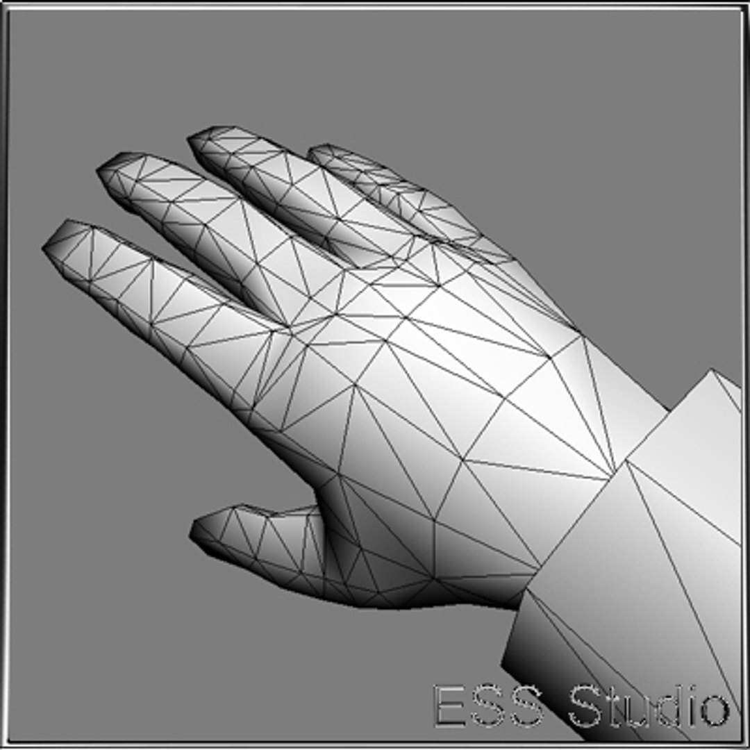 3d polygonal thief model