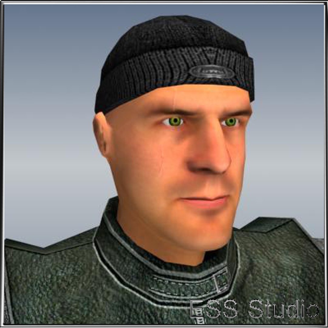 3d polygonal thief model