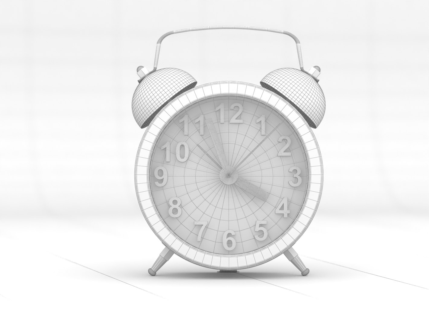 3D desk clock - TurboSquid 1512197