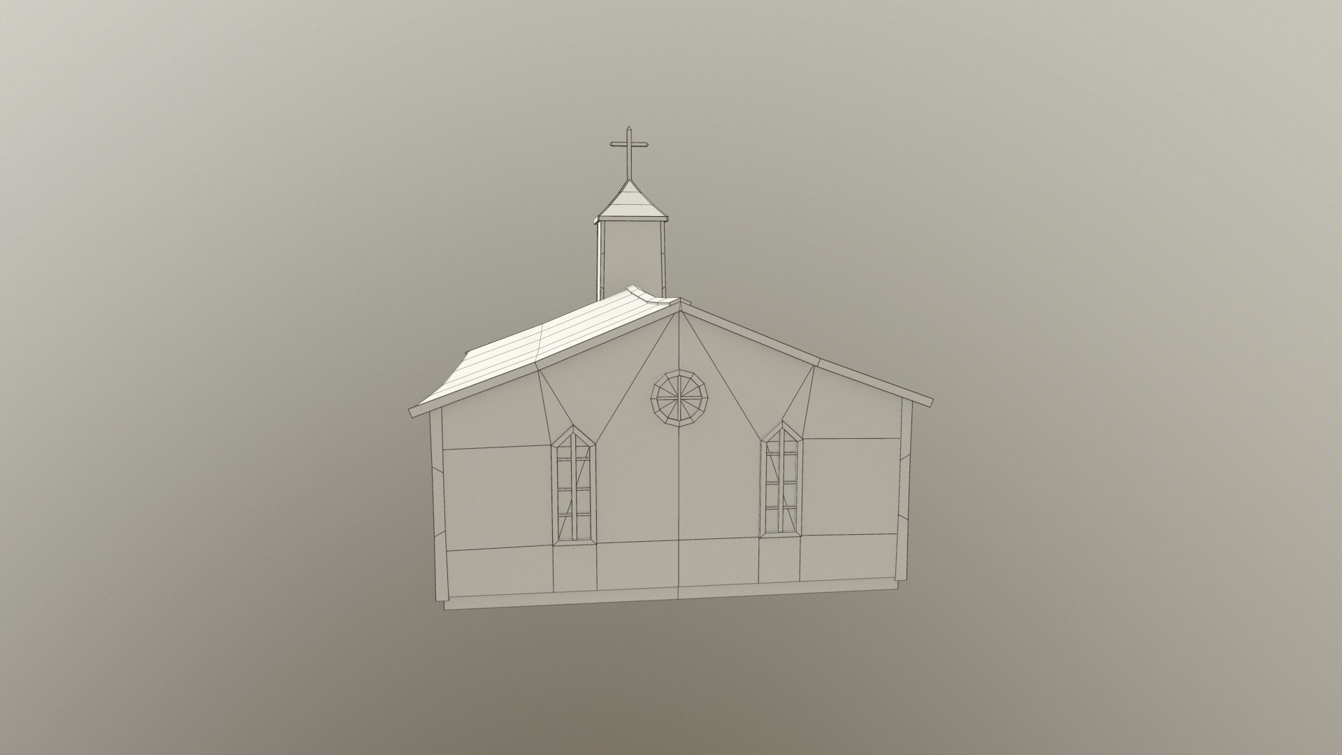 3D Model Old Church | 1142958 | TurboSquid