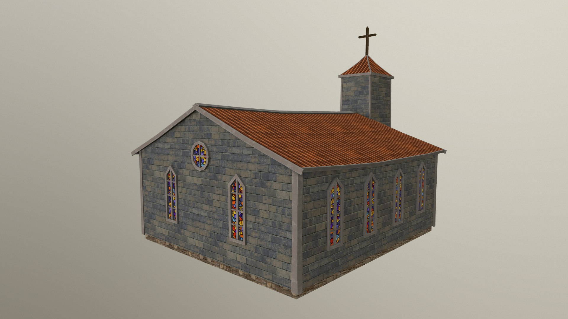 3D Model Old Church | 1142958 | TurboSquid